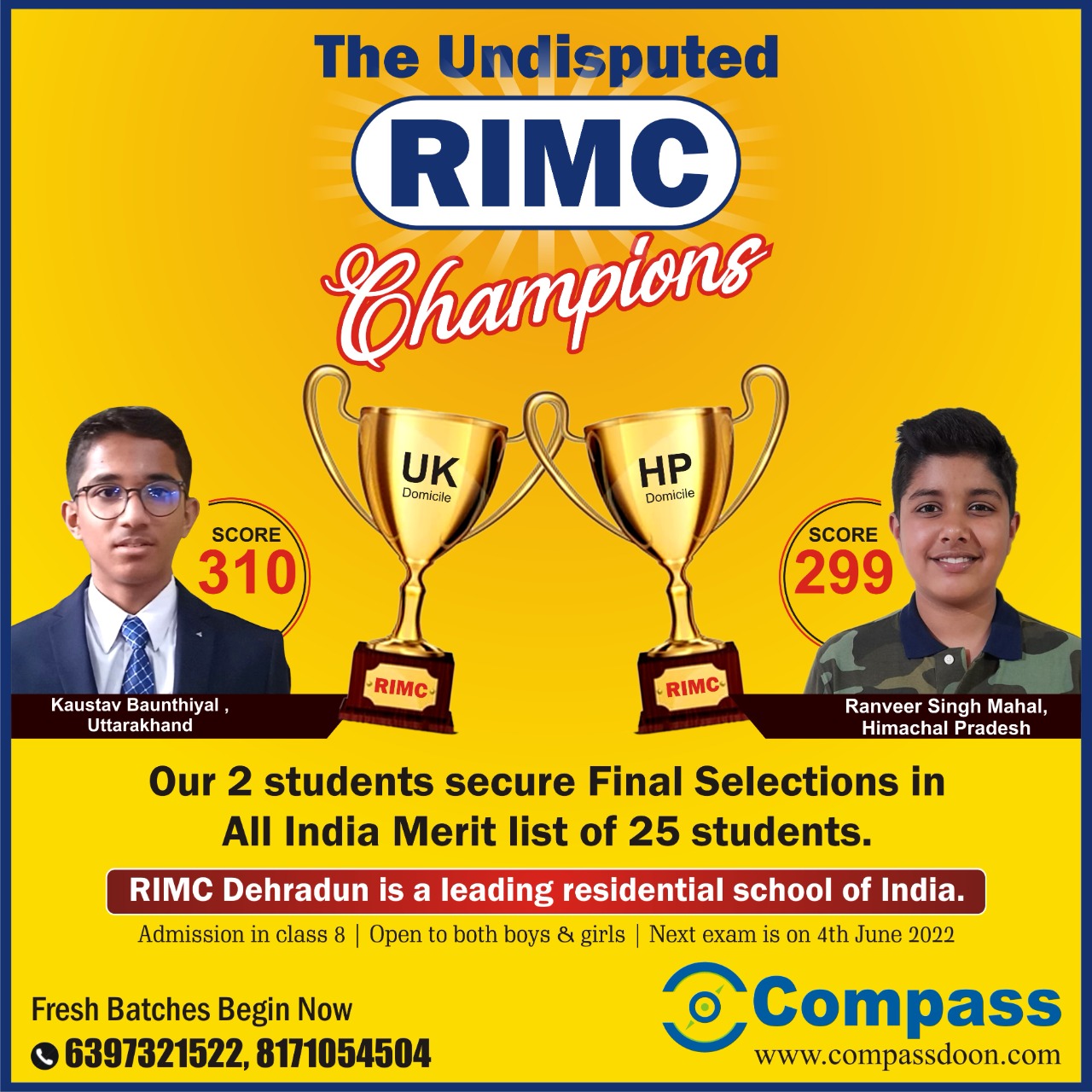 Our Achievements - Compassdoon